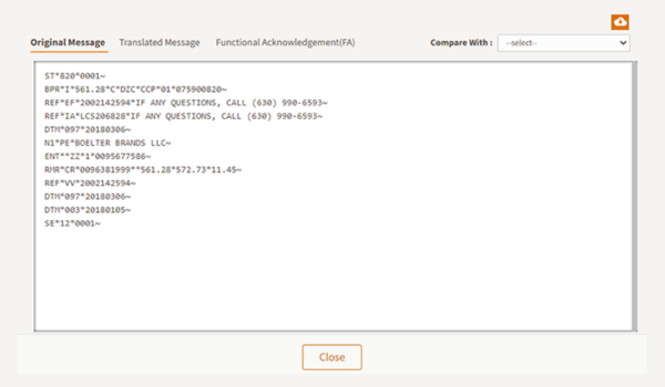 EDI 820 - Payment Order / Remittance Advice