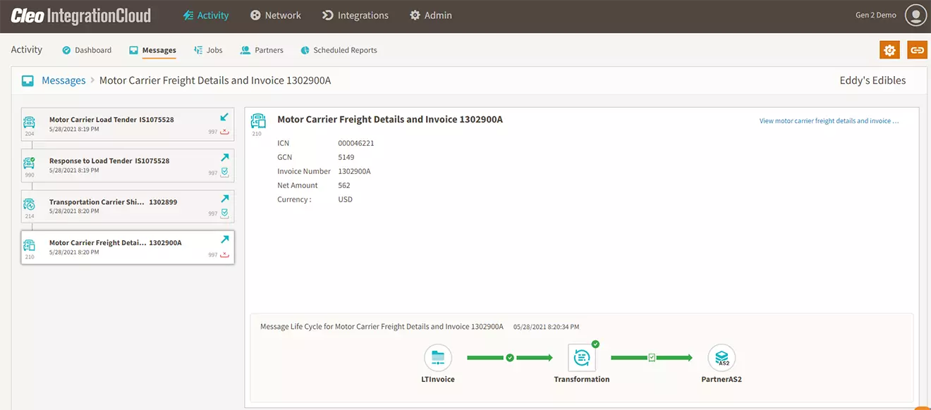 EDI 210 | Motor Carrier Freight Details and Invoice