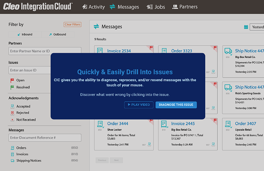 Integration Issue & Error Resolution Platform | Cleo