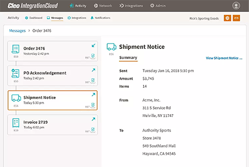 Advanced Shipping Notice | ASN Shipping | Cleo